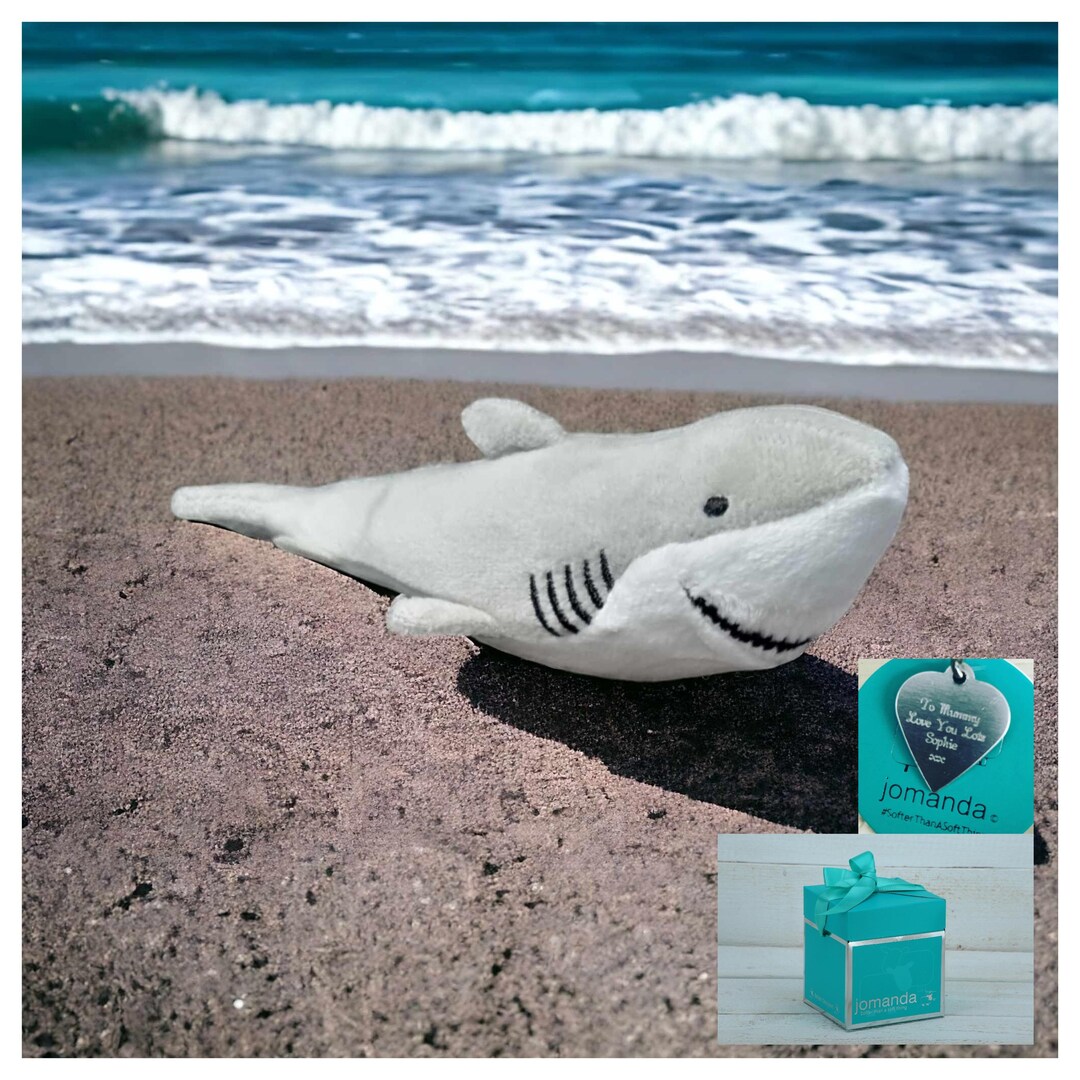 Mini Shark Plush Toy: Cuddly Gift in Pop up Box - Etsy