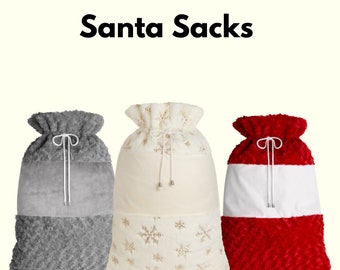 Large Plush Santa - Etsy