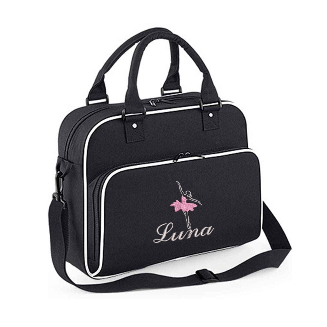 Personalised Embroidered Dance Bag, Embroidered Bag, Name and ...