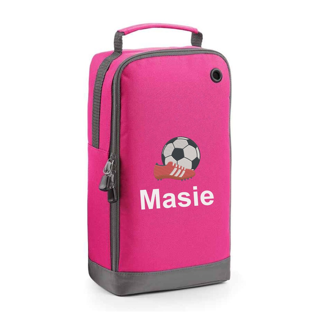 Personalized Embroidered Football Boot Bag: Custom Name & Design - Etsy