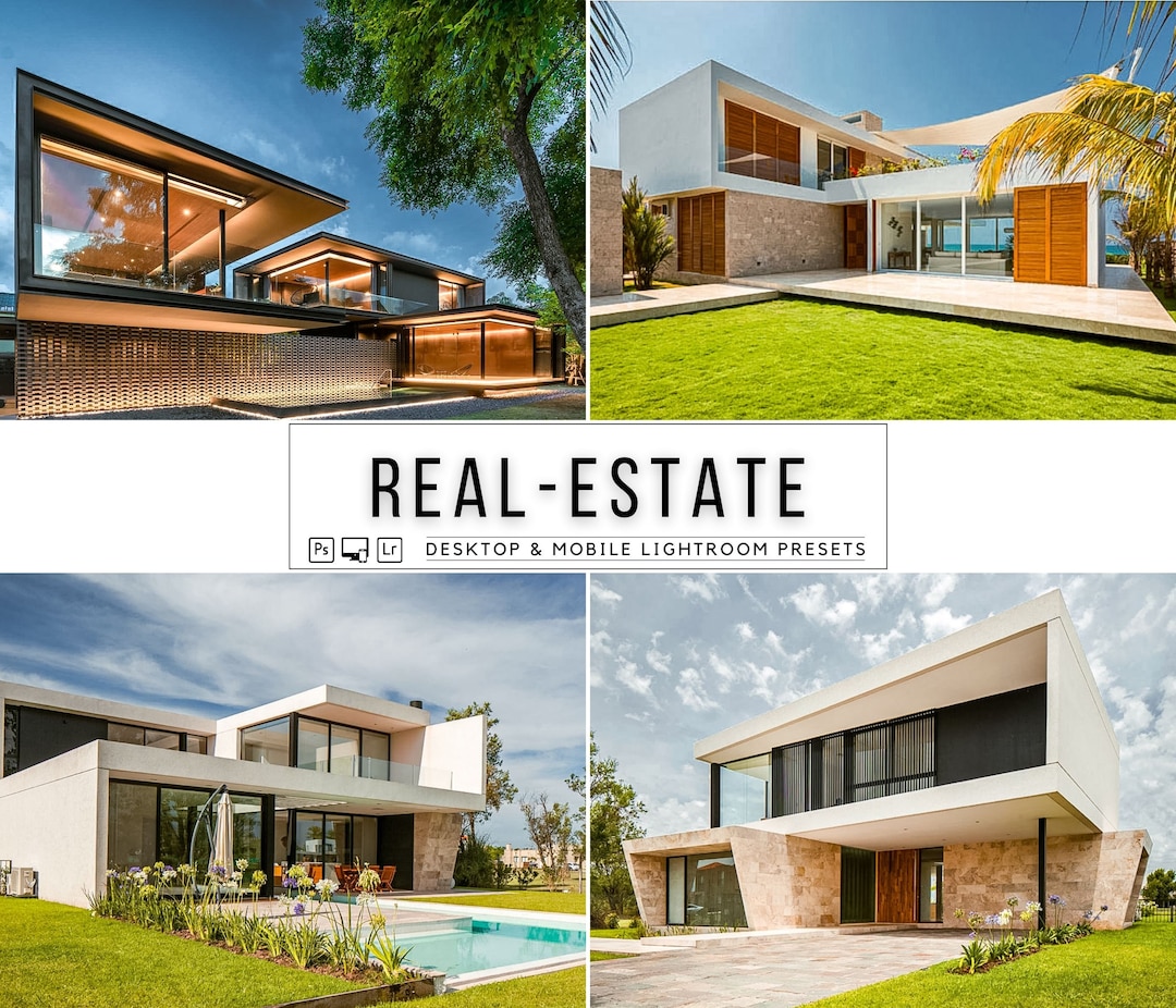 Real Estate Lightroom Presets: Mobile & Desktop, Photography Filters ...