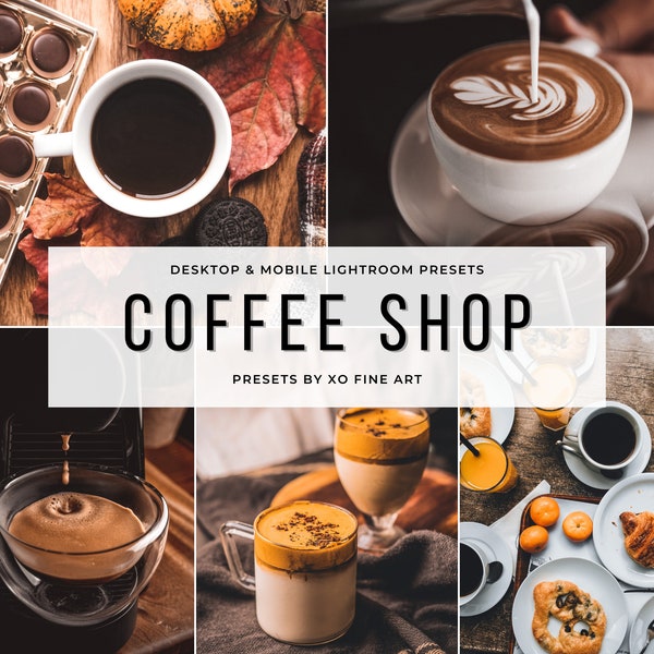 Coffee Lightroom Preset - Etsy