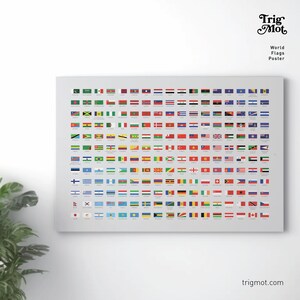 Color-coded Flag Poster for Students Teachers and Flag - Etsy