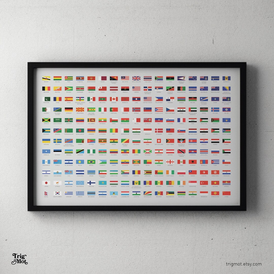 Flag Compendium: Elegant Visual Index of World Nations – Oversized ...