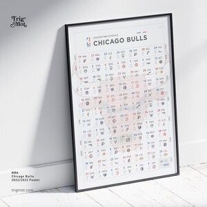2022 2023 Season Calendar for Basketball Team Fans Poster - Etsy