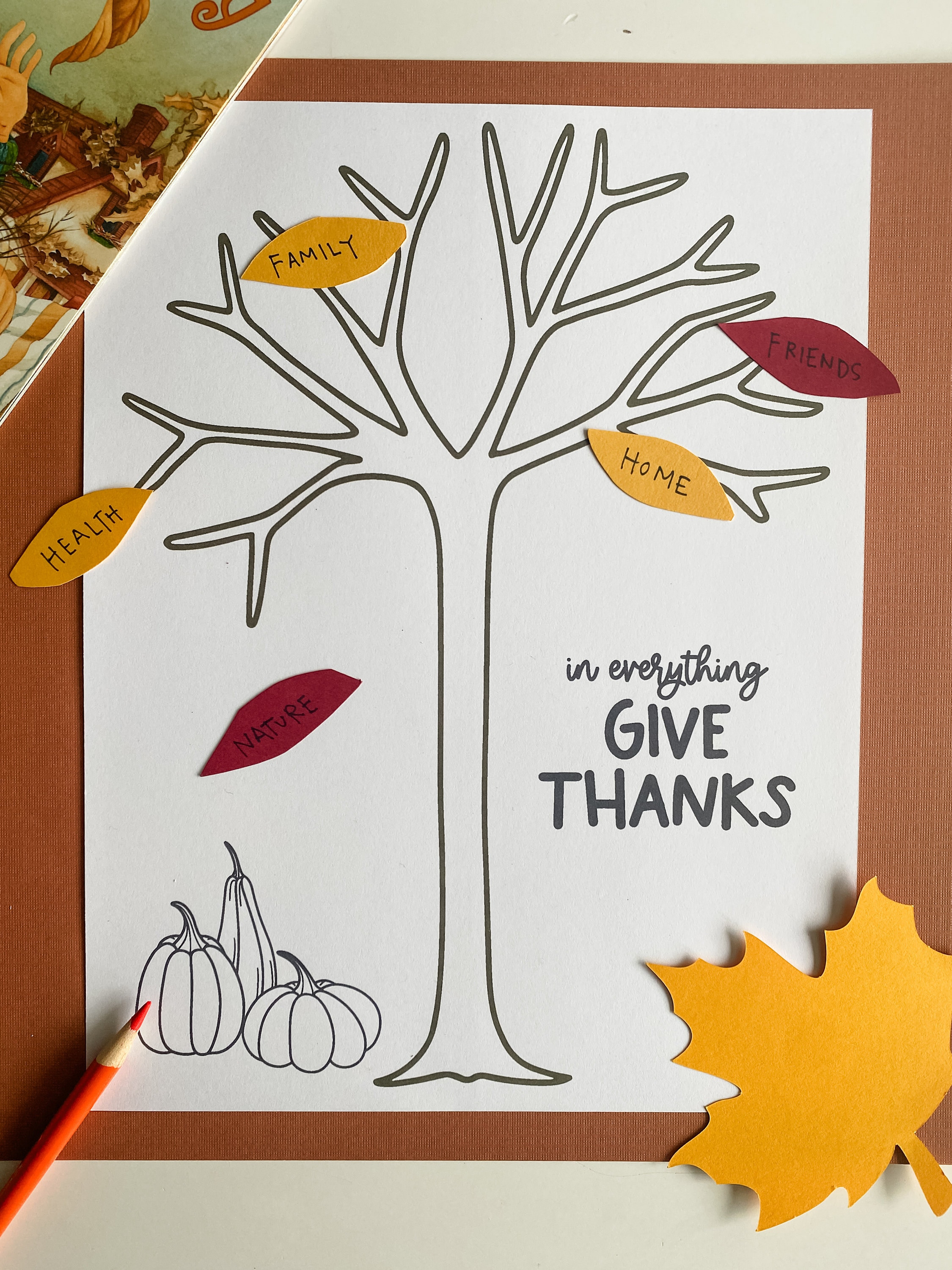 Árbol de agradecimiento/gratitud lista Paquete de 4 con 2 - Etsy España