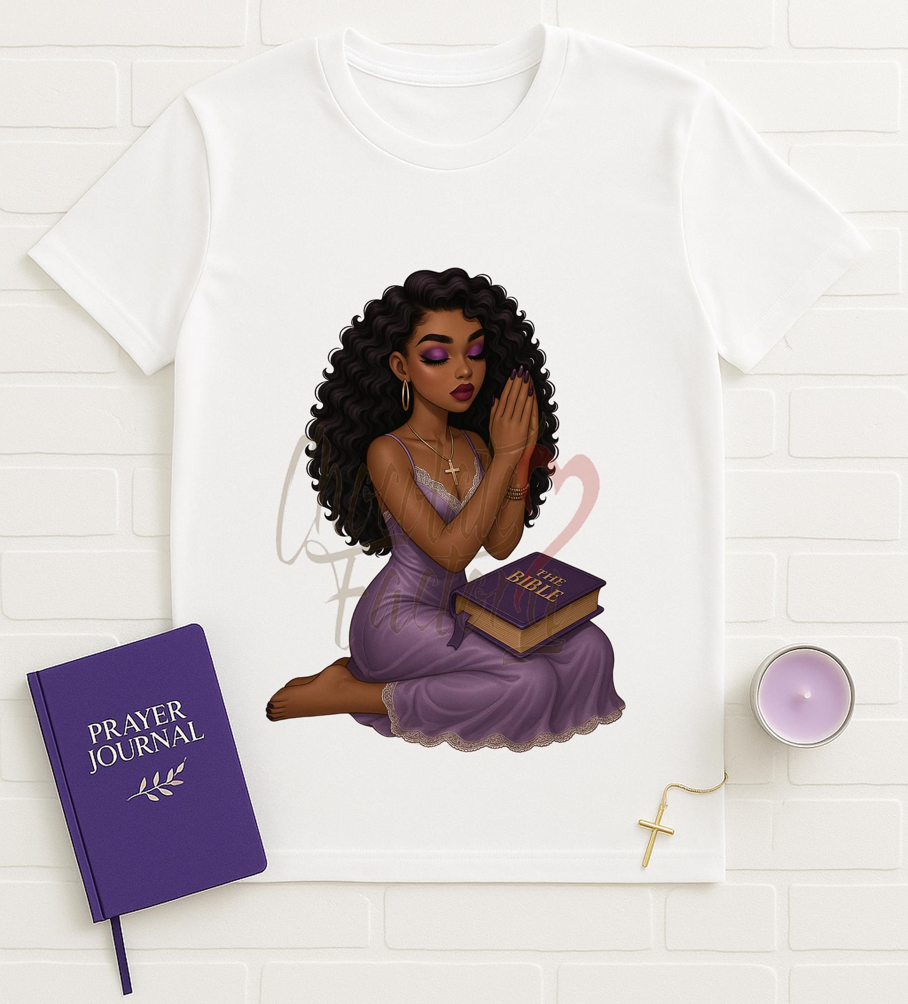 Praying Woman PNG | Bible Clipart for Faith-based Brands | Digital ...