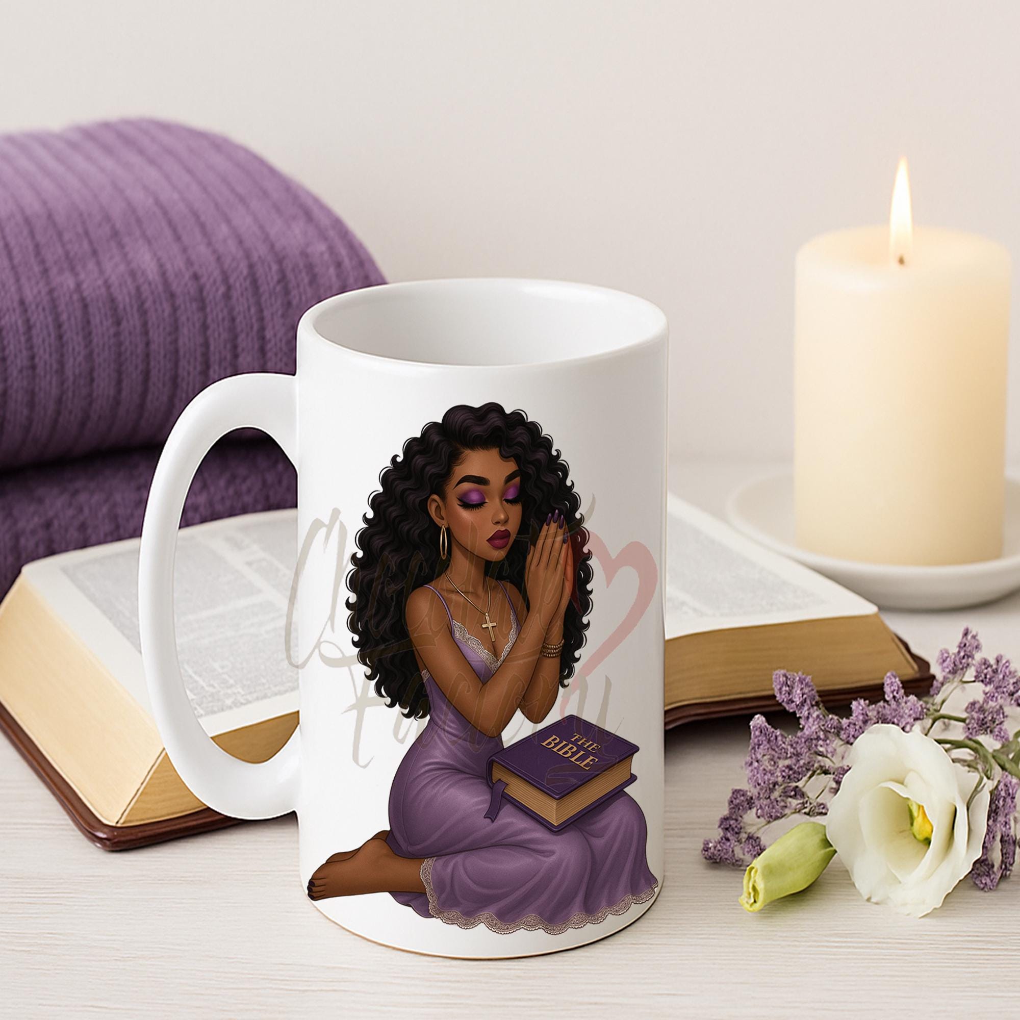 Praying Woman PNG | Bible Clipart for Faith-based Brands | Digital ...