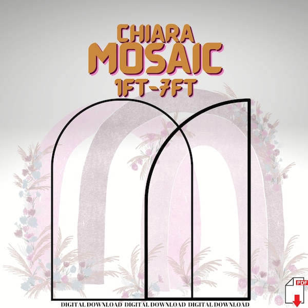 7ft Arch Wall Template - Etsy