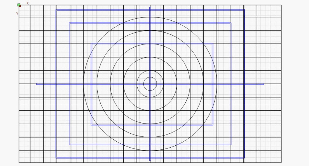 12inx20in(300mmx500mm) Laser Bed Grid SVG File - Etsy