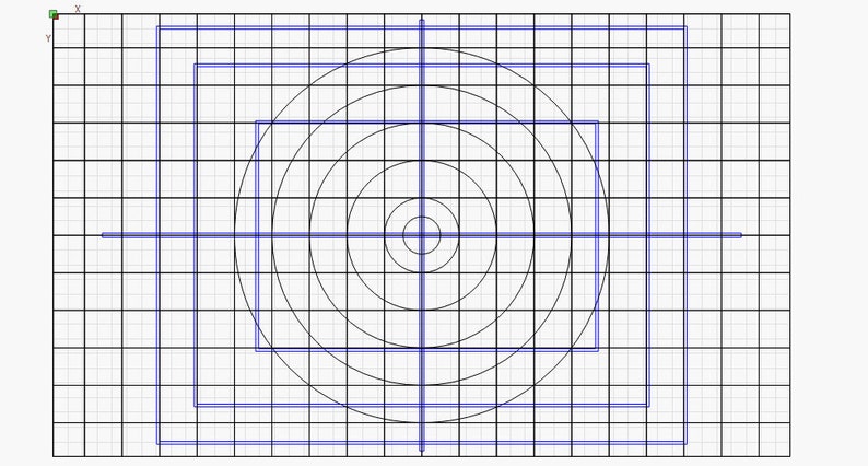 12inx20in300mmx500mm Laser Bed Grid SVG File - Etsy