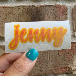 Happy Font Layered Decal, Vinyl Stickers for Tumblers, Water Bottles ...