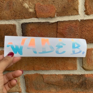 Graffiti Font Personalized Name Decals, Vinyl Stickers for Tumblers ...