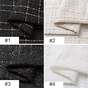 Tweed Fabric, Woven Fabric, Boucle Fabric, Fashion Tweed Fabric, Coat ...