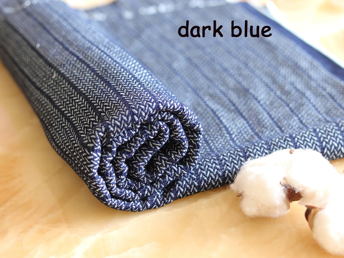 Soft Jacquard Denim Fabric Washed Cotton Denim Fabric - Etsy
