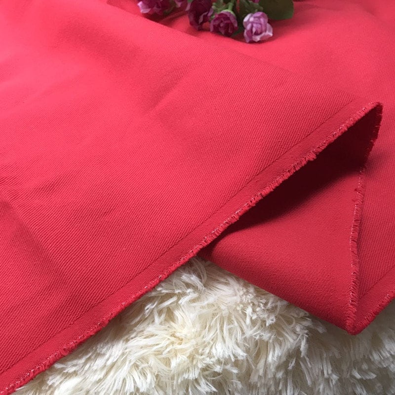 Denim Fabric, Heavy Weight Denim Fabric, Red Cotton Denim Fabric, Twill ...