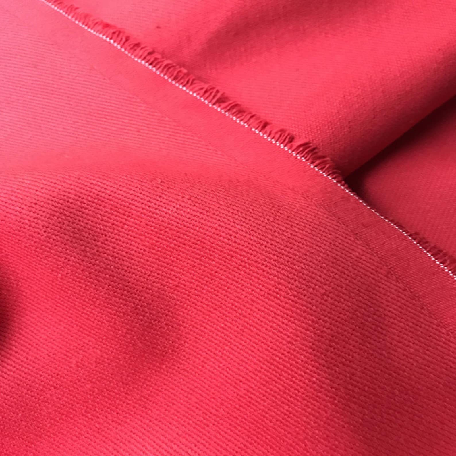 Denim Fabric, Heavy Weight Denim Fabric, Red Cotton Denim Fabric, Twill ...