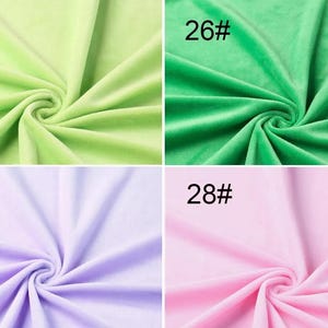 Solid Smooth Minky Fabric Cuddle Fabric Plush Toys Fabric Faux Fur ...