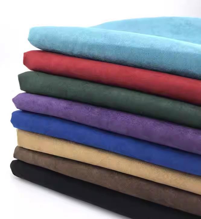 Faux Suede Fabric for Lightweight Fabric Work, Thin Suedette Fabric ...