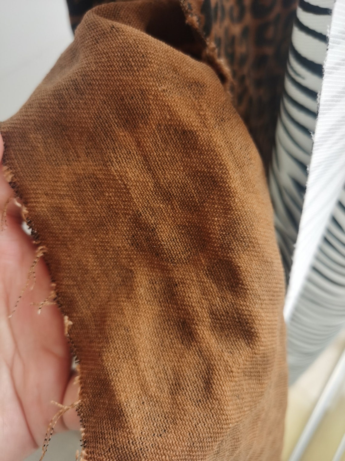 Leopard Denim Fabric Cotton Denim Fabric Clothing Fabric | Etsy