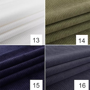8 Wales Corduroy Fabric, Winter Fabric, Coat Fabric, DIY Fabric ...