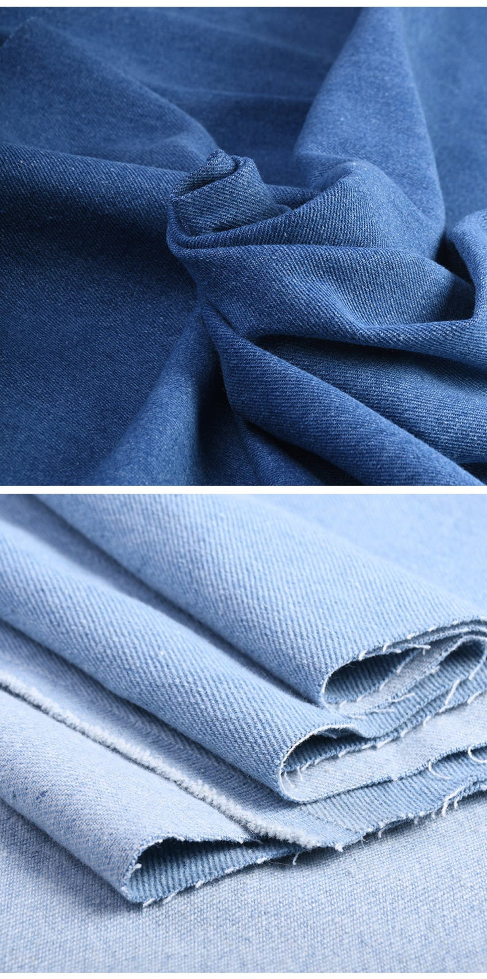 Denim Fabric, Washed Denim Fabric, Cotton Blue Denim, Jean Fabric ...
