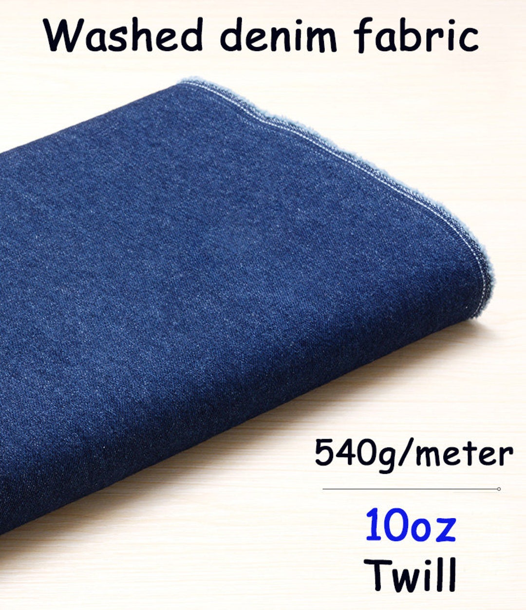Denim Fabric, Washed Denim Fabric, Cotton Blue Denim, Jean Fabric ...