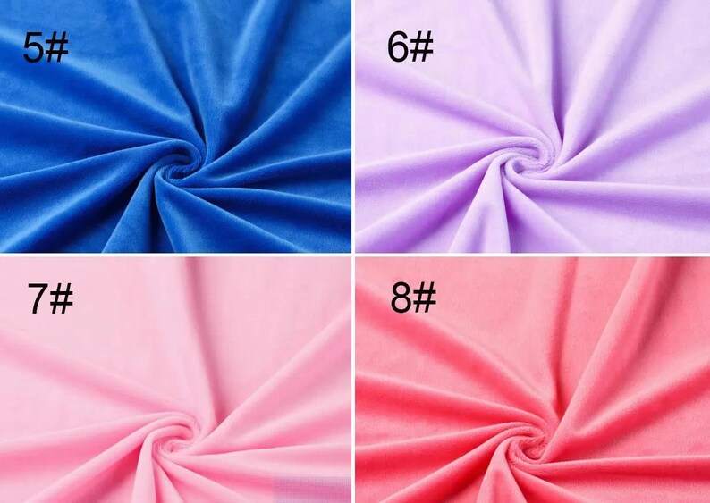 Solid Smooth Minky Fabric Cuddle Fabric Plush Toys Fabric Faux Fur ...