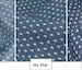 Pure Cotton Washed Denim Fabric, Small Love Pattern Denim Fabric, by ...