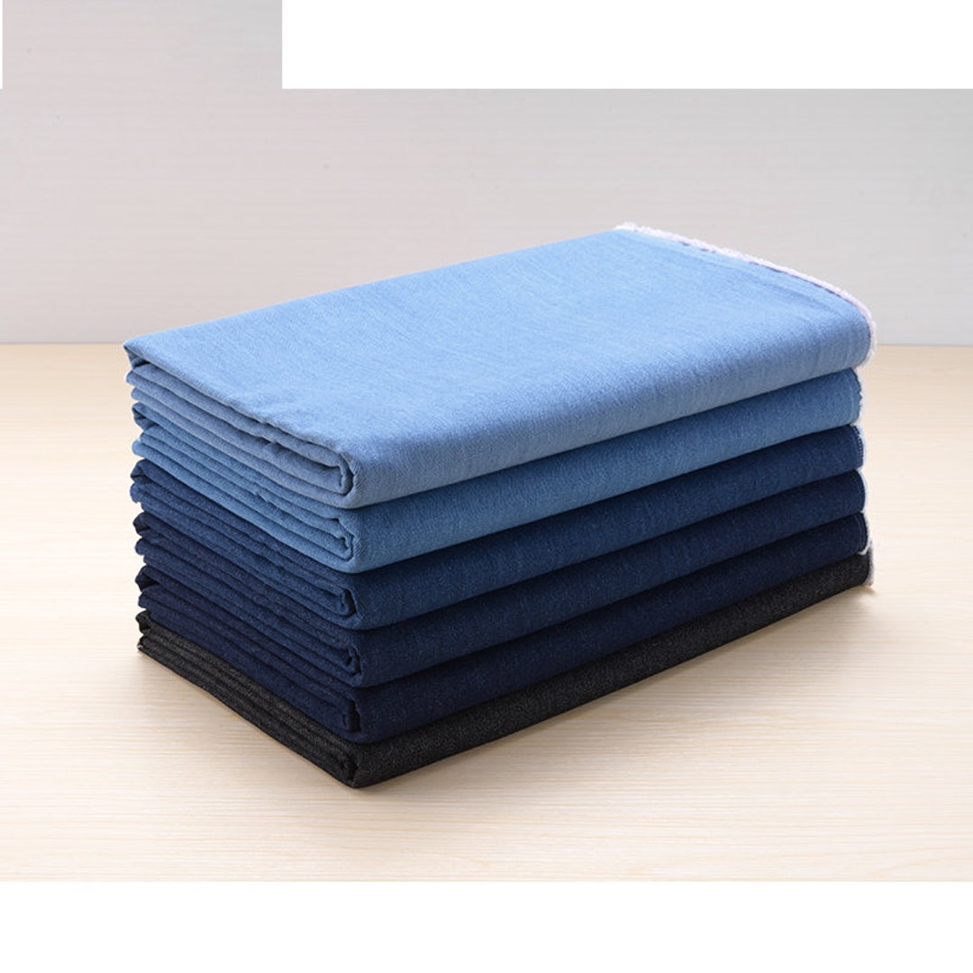 Pure Cotton Denim Fabric,by the Half Yard - Etsy