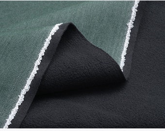 Faux Denim Textue Fabric Denim Smaller by Vo_aka_virginiao - Etsy