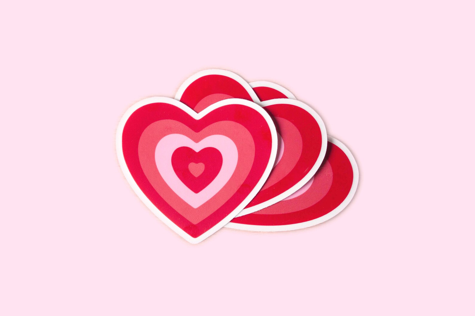 Powerpuff Heart Sticker clear - Etsy
