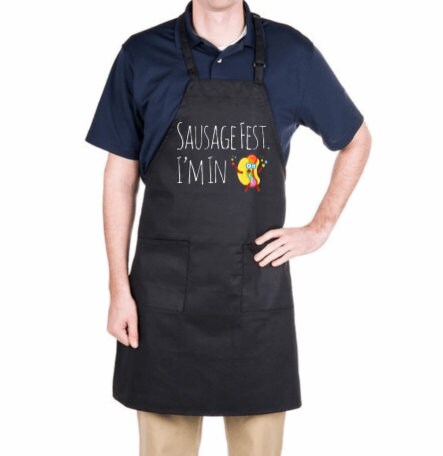 Sausage Fest, I'm in Apron/apron for Gay Man/gift for Gay Couple/lgbt ...