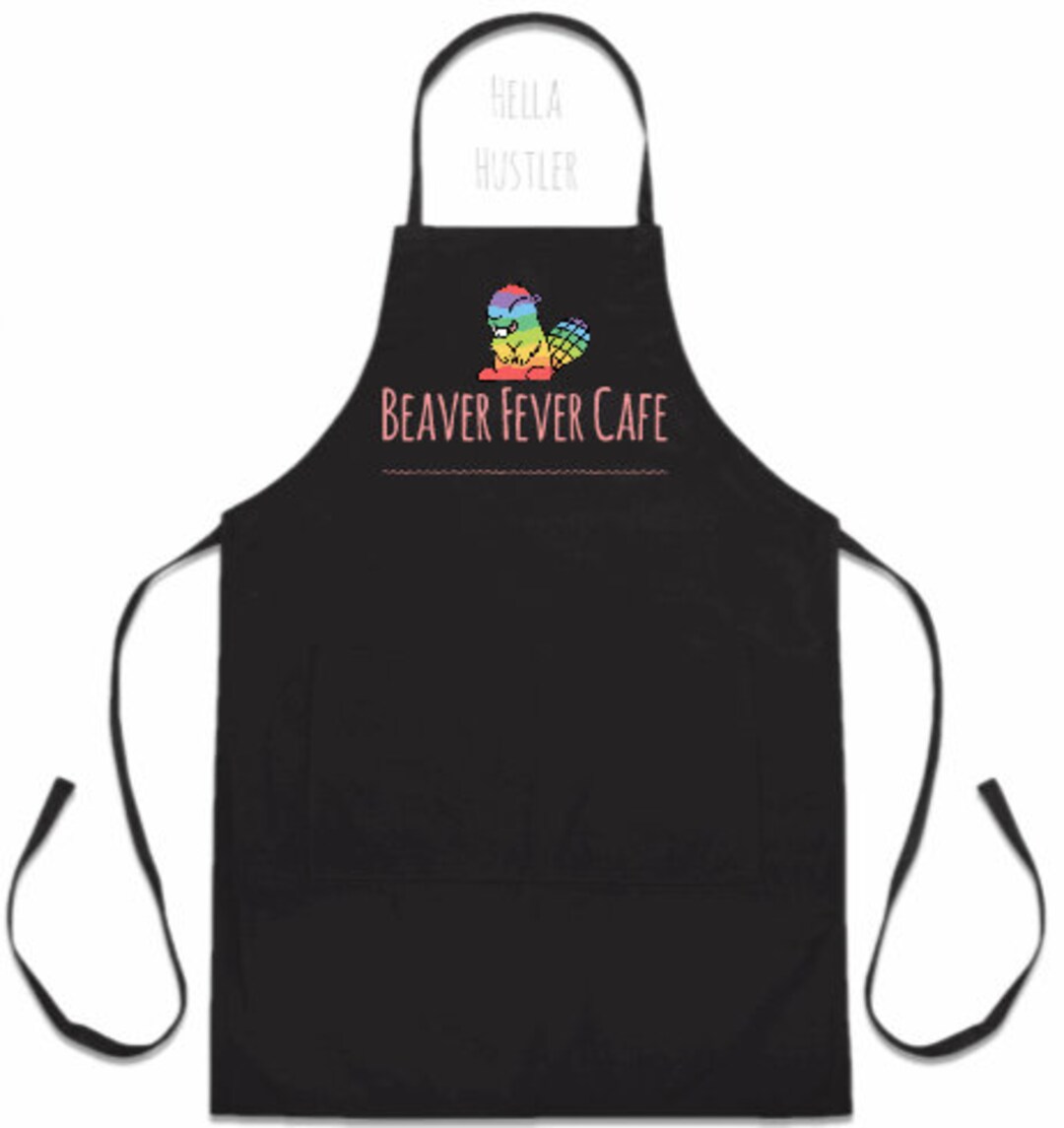 Beaver Fever Cafe/lesbian Apron/gift for Lesbian Couple/sarcastic Apron ...