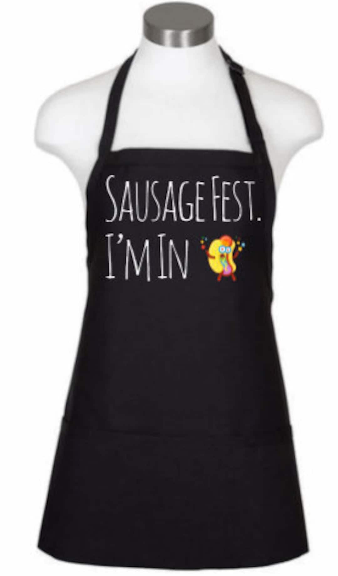 Sausage Fest, I'm in Apron/apron for Gay Man/gift for Gay Couple/lgbt ...