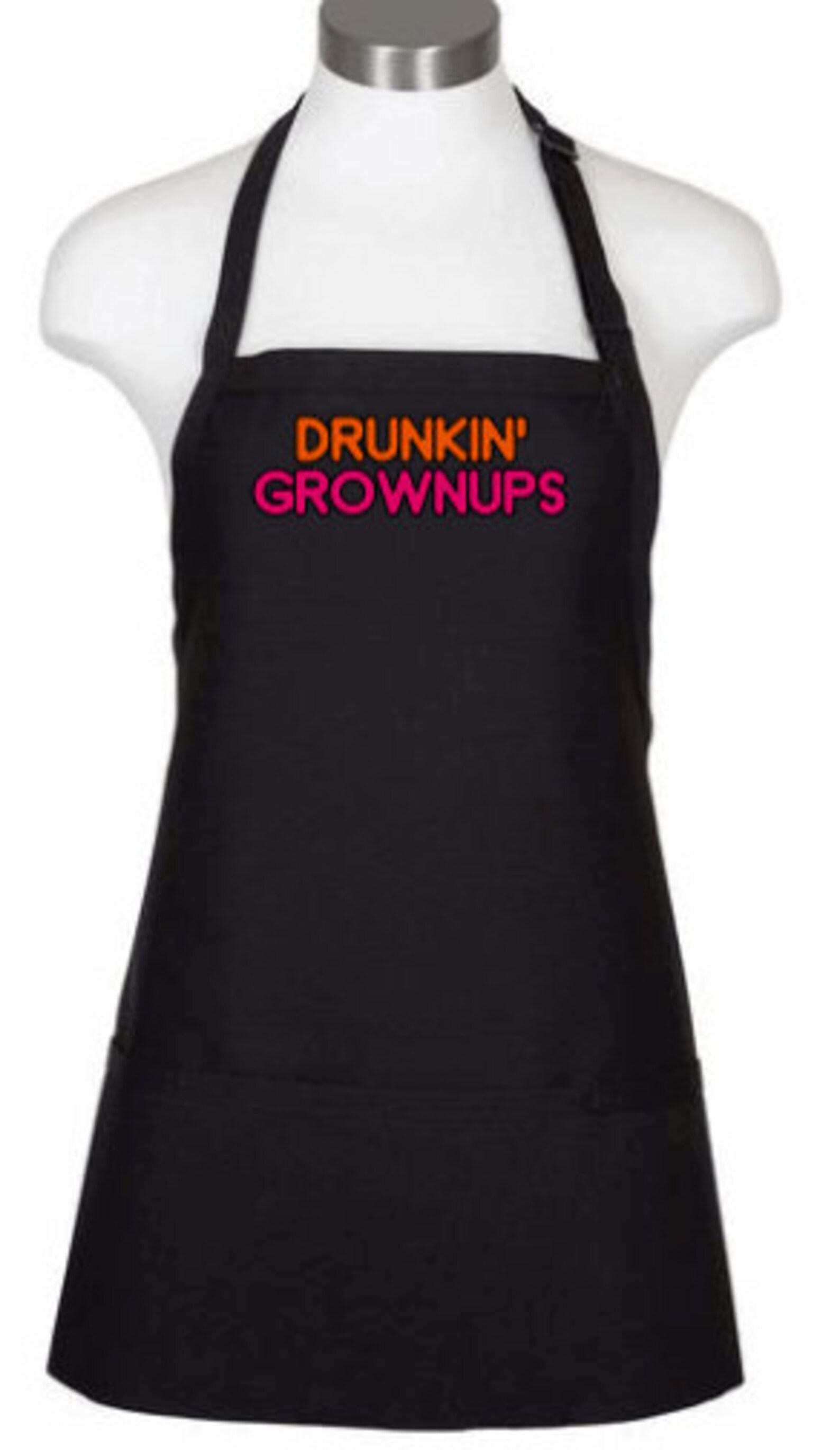 Drunkin' Grownups Apron/dunkin Donuts Spoof/donut - Etsy