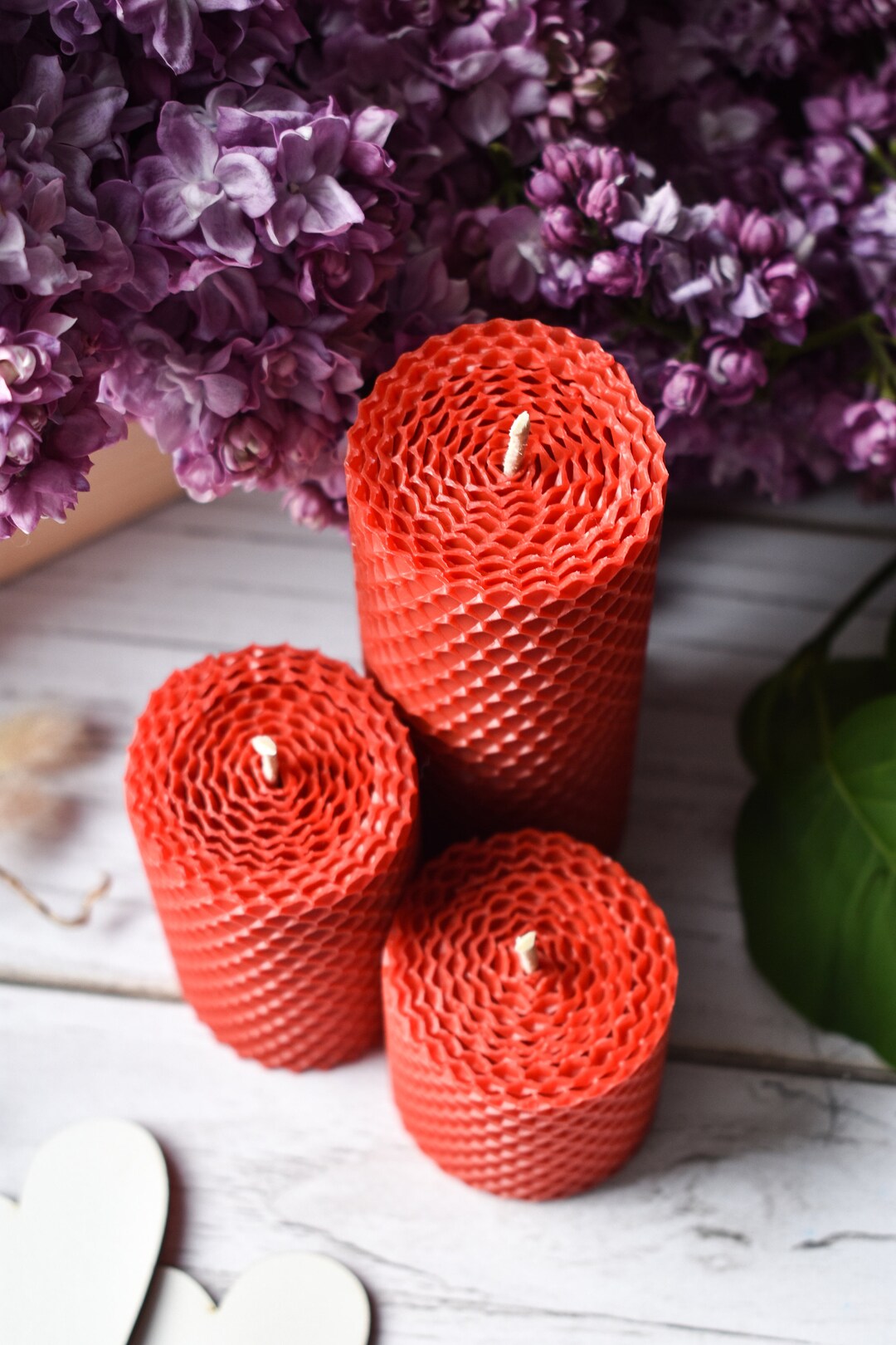 Red Spiritual Candles Spell Halloween Pillar Candles Pure - Etsy