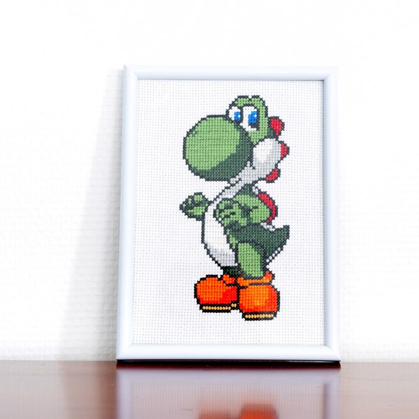 Yoshi Pixel Art - Etsy