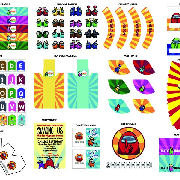 Among Us Cake - Etsy