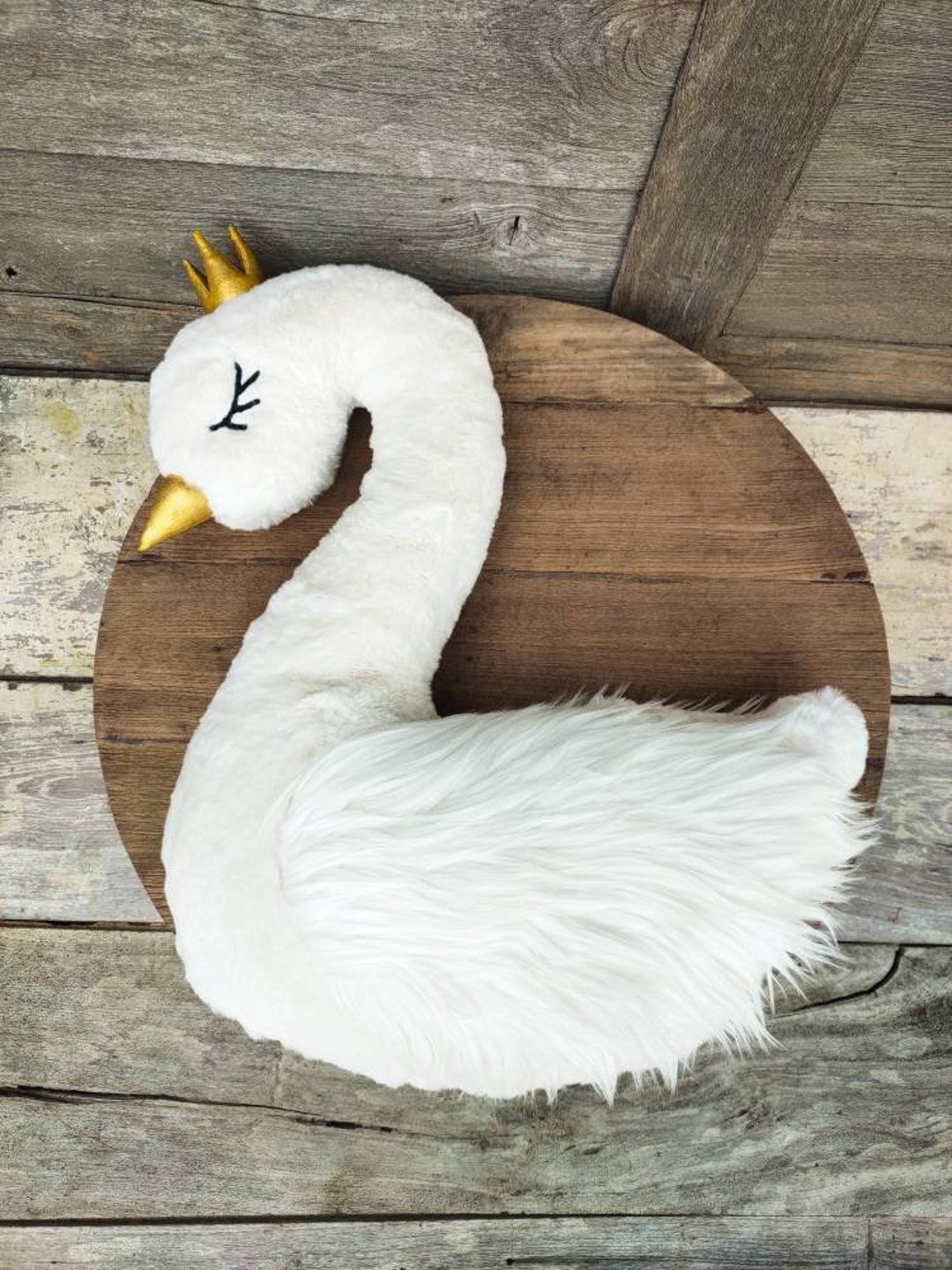 Swan Posing Doll Newborn Photography, Newborn Baby Props Toy, Fluffy ...