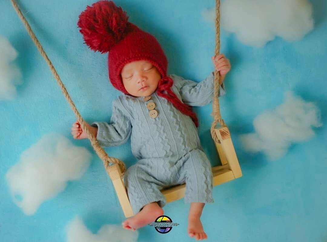 Newborn Props Swing, Wooden Baby Swing, Beanbag Props, Basic Pose ...