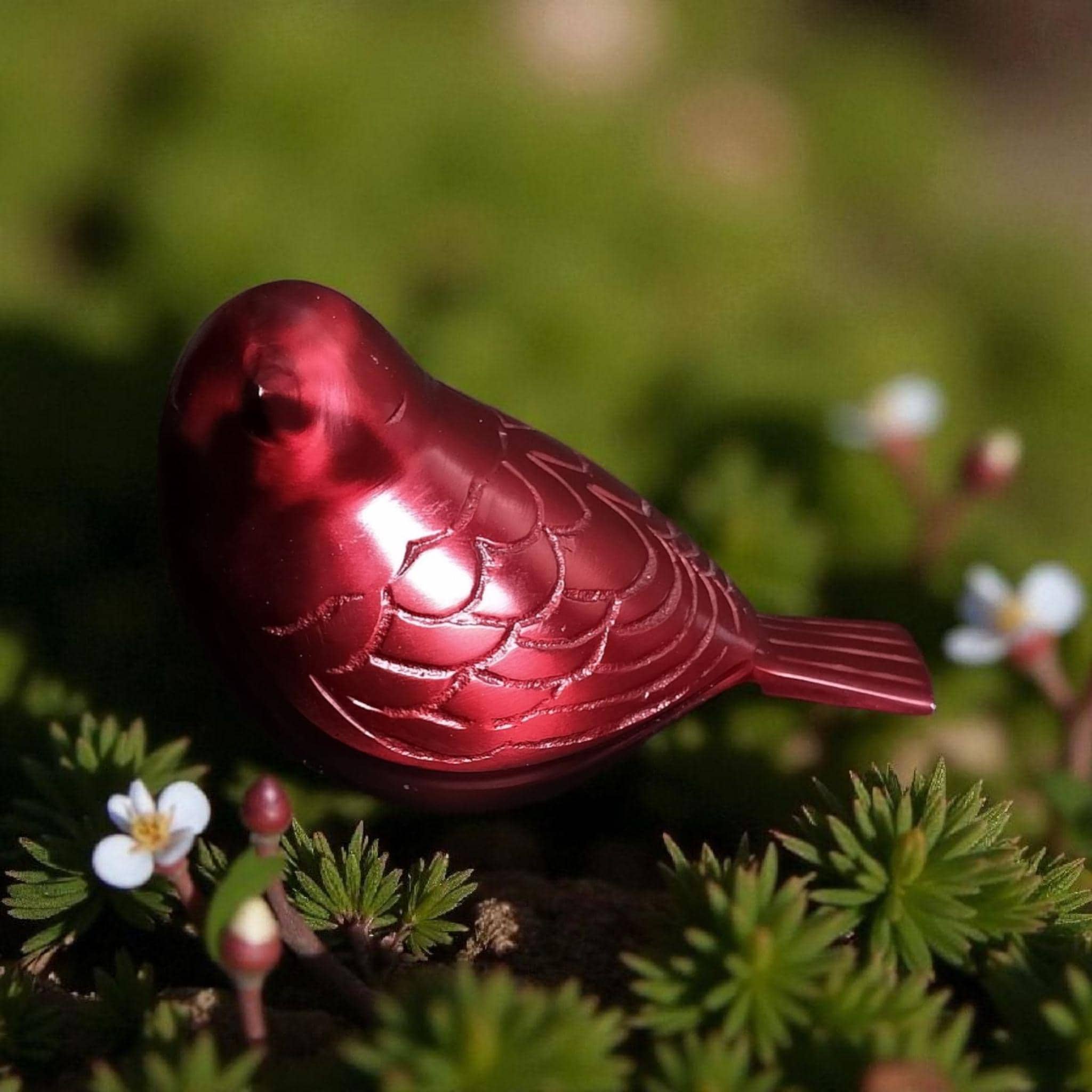 Songbird Keepsake Urn for Ashes Handcrafted Memorial Metal Bird Urn - Etsy