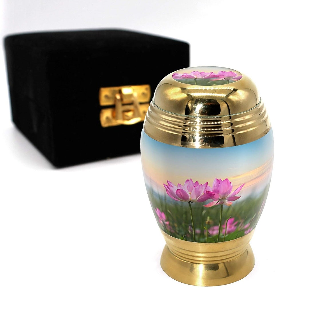 Mini Cremation Urn Small Keepsake Keepsake Urn With 1 Velvet Box Bag ...