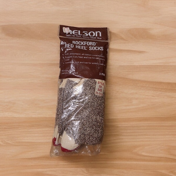 Red Heel Socks - Etsy