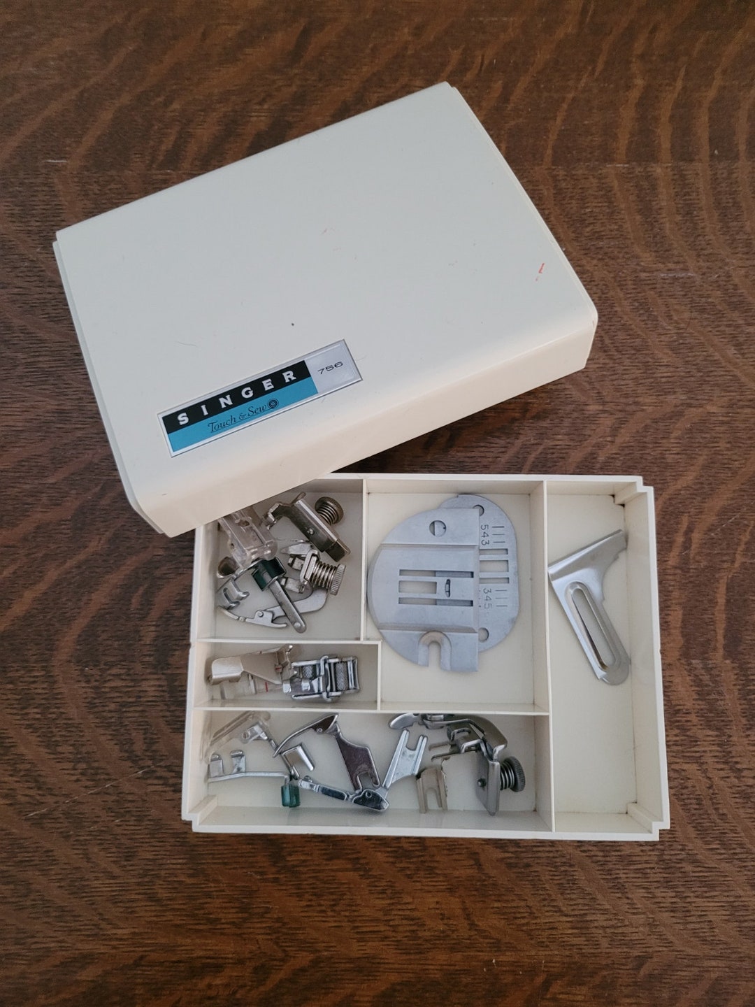 Singer Touch and Sew 756 Accessory Box With Attachments - Etsy