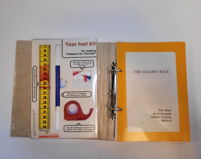 Vintage Golden Rule Sewing Pattern Making Lutterloh System ...