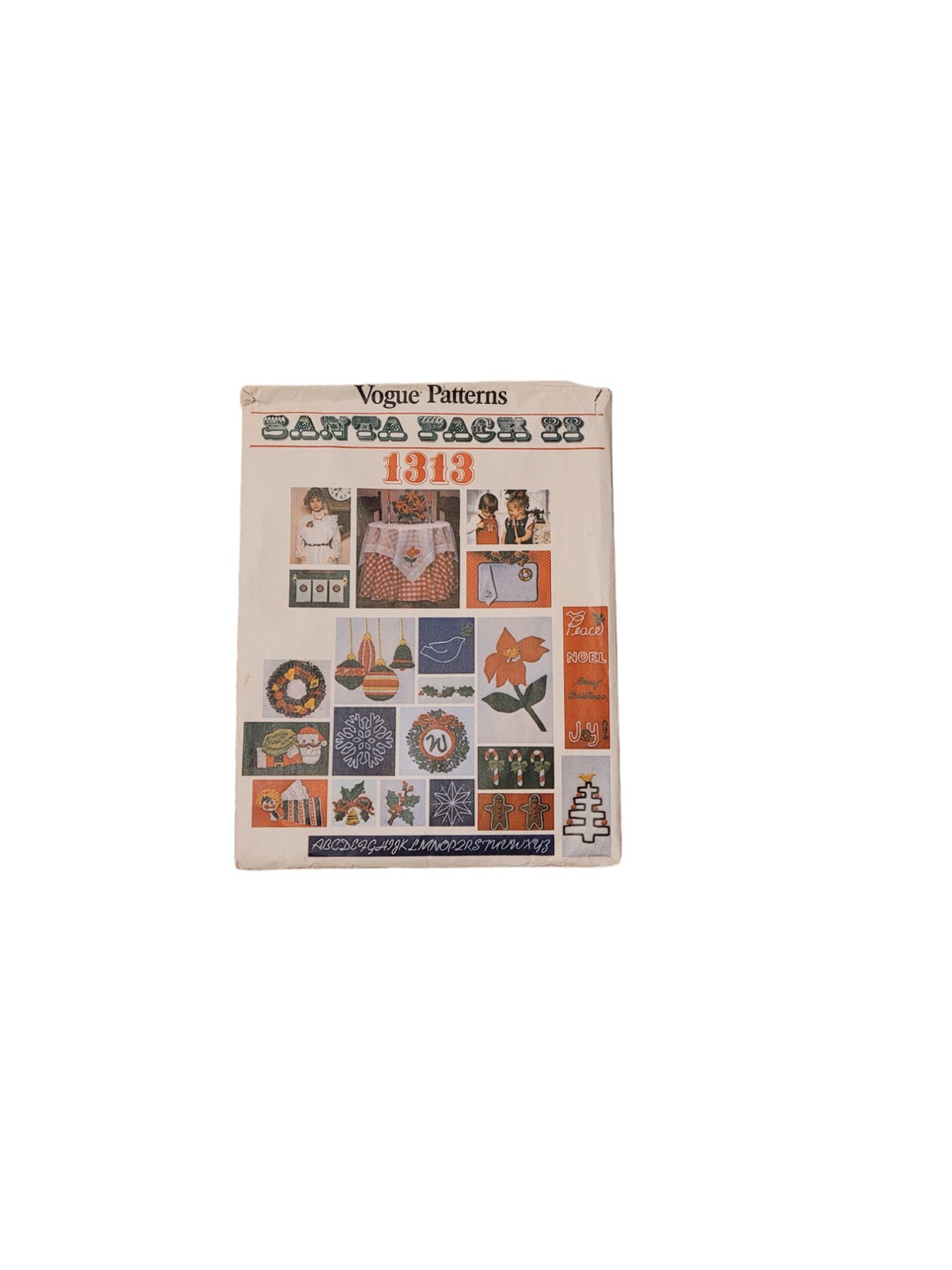 Vintage Vogue Santa Pack II Christmas Motifs Pattern #1313 (uncut) - Etsy