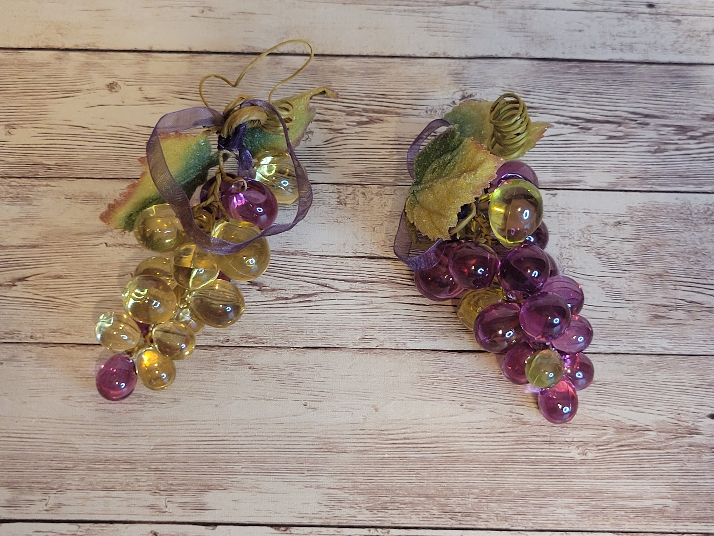Glass Bead Grape Clusters