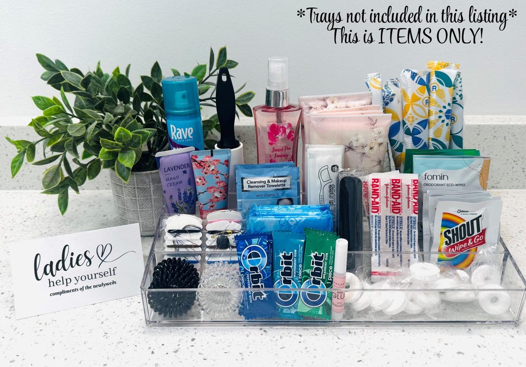 Wedding Day Bathroom Amenity Kit: Assembled Items Only - Etsy