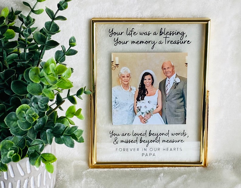 In Memory Frames in Loving Memory Memorial Gift Frame Photo - Etsy
